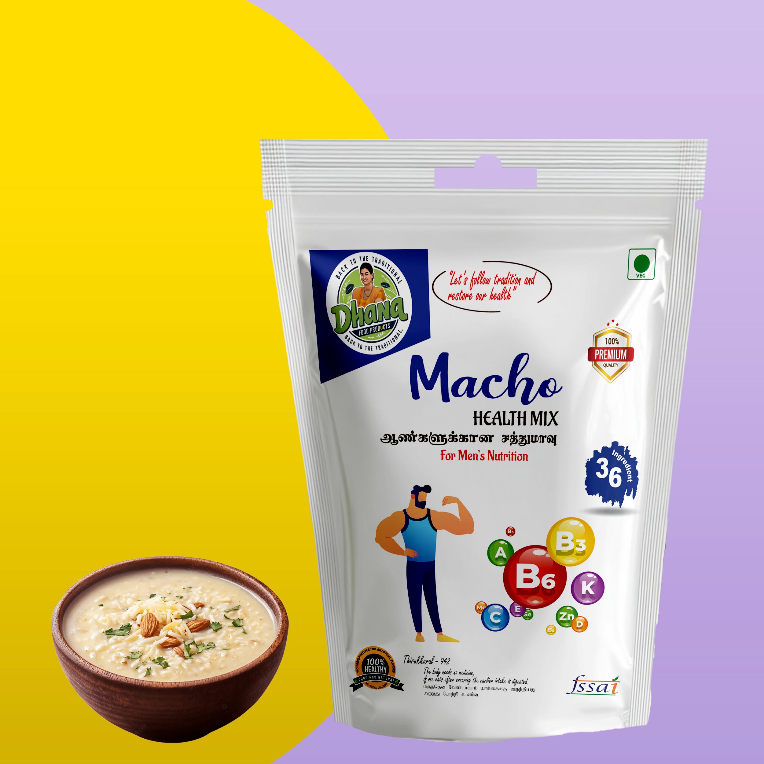 Macho Health mix - for men / ஆண்களுக்கான சத்துமாவு – Dhanas Foods